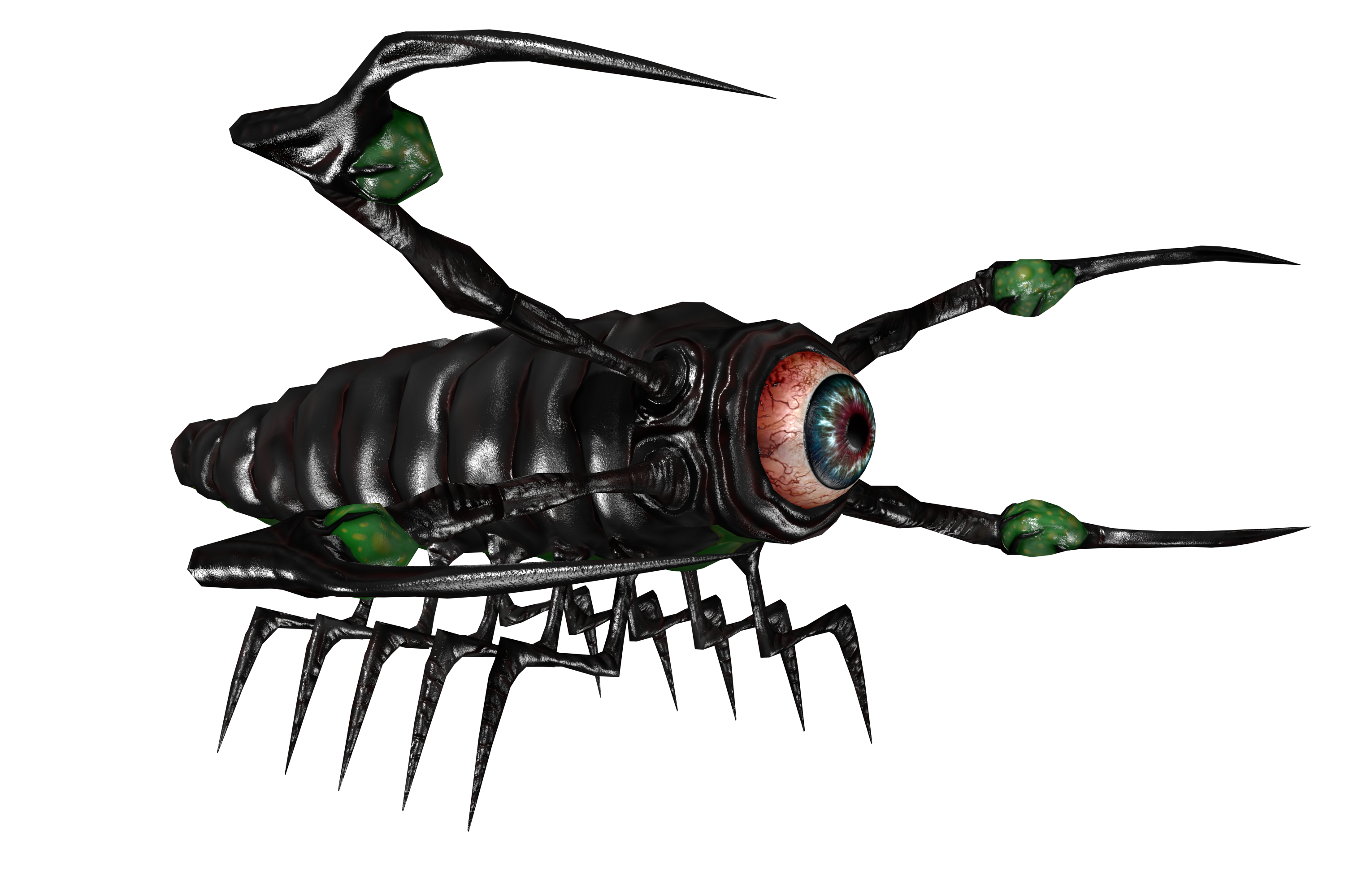 Larva monster model - TurboSquid 1255968