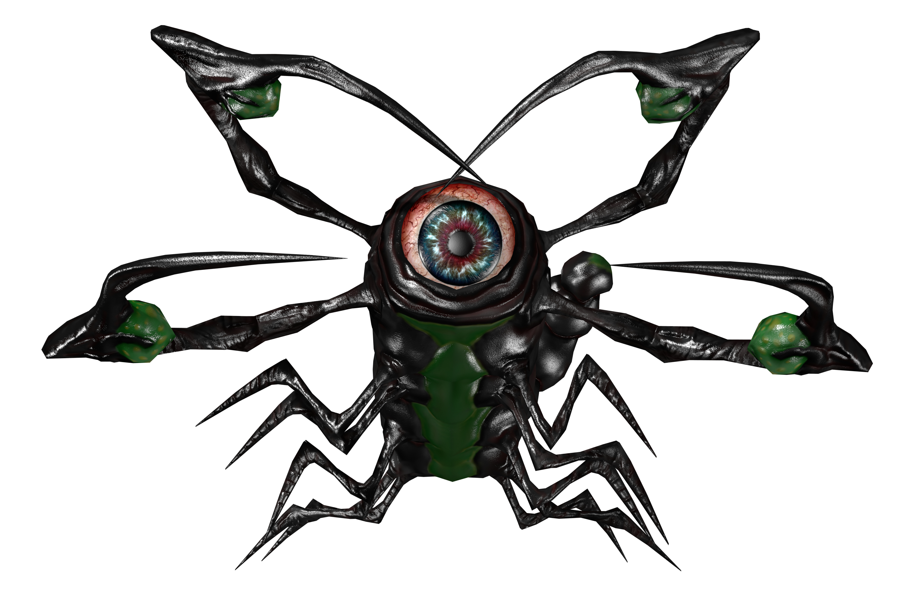 Larva monster model - TurboSquid 1255968