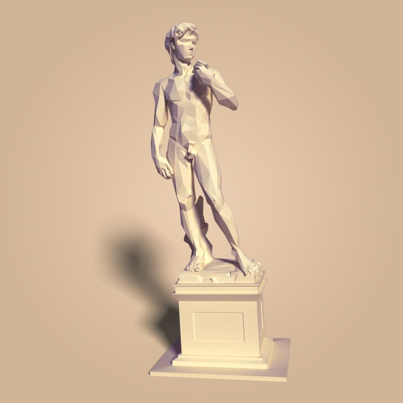 David statue 3D - TurboSquid 1254675