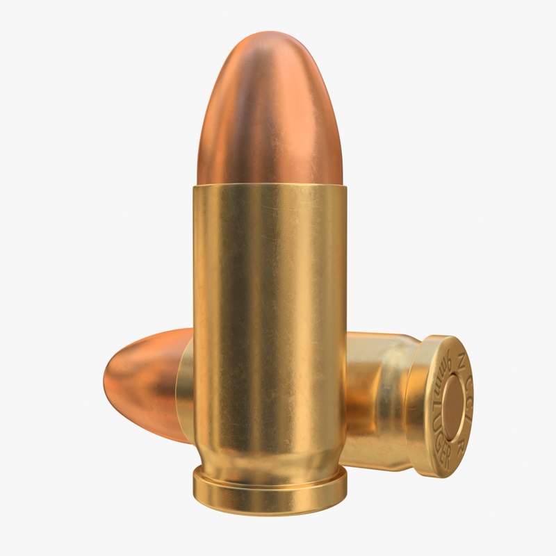 Realistic 9x19 parabellum 02 3D model - TurboSquid 1256152