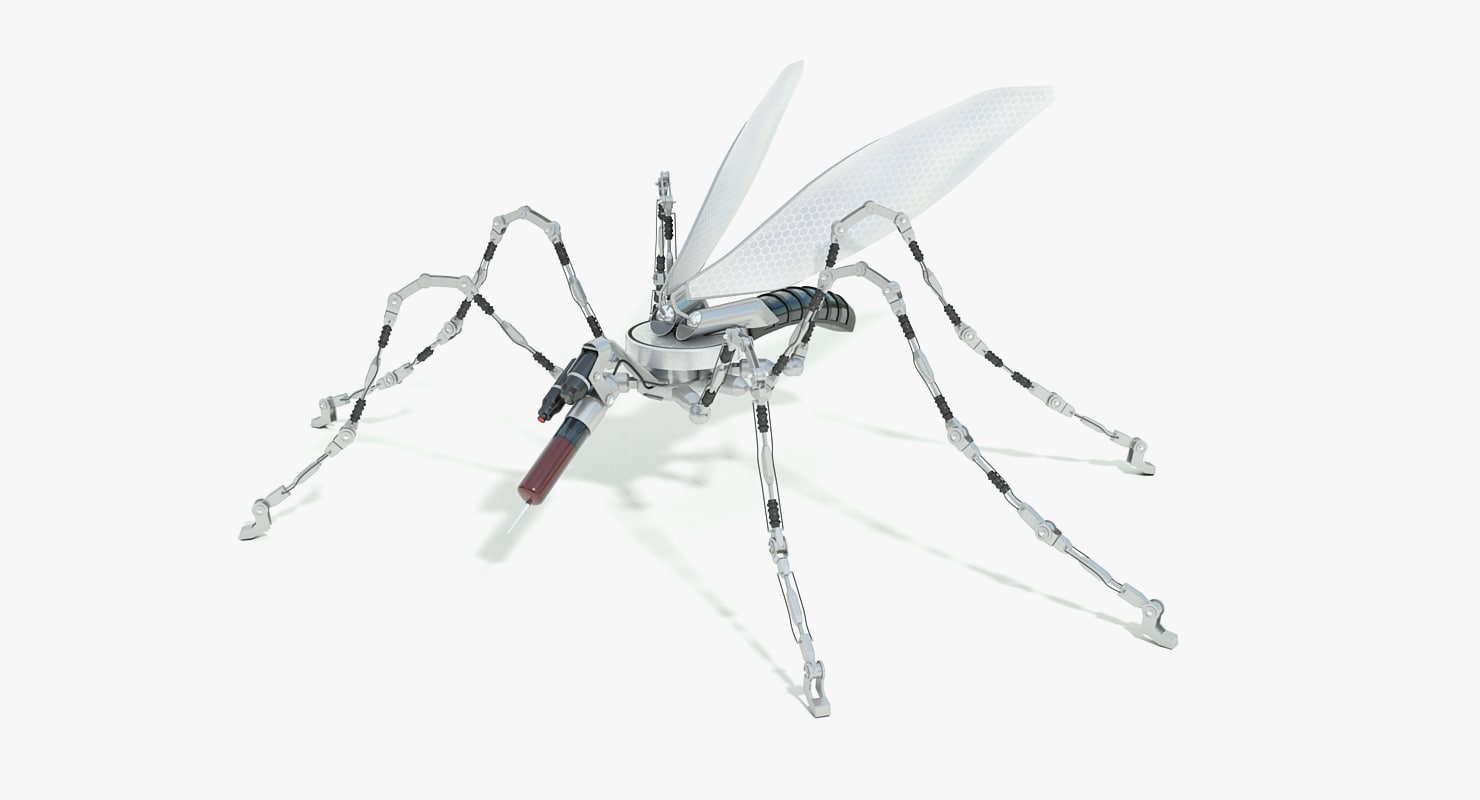 3D sci-fi mosquito robot concept - TurboSquid 1256203