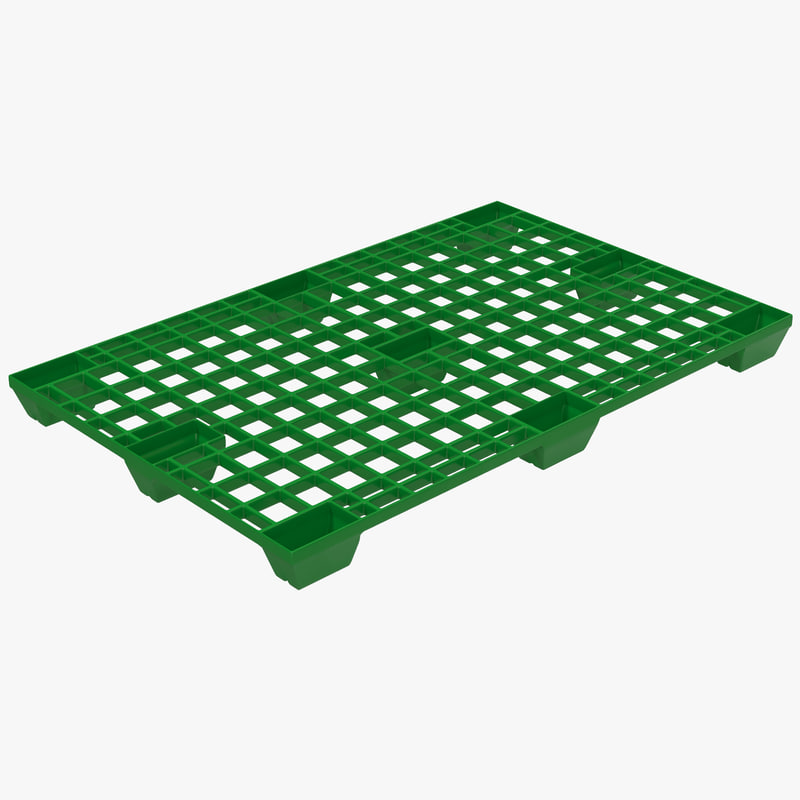 max plastic pallet 2 green