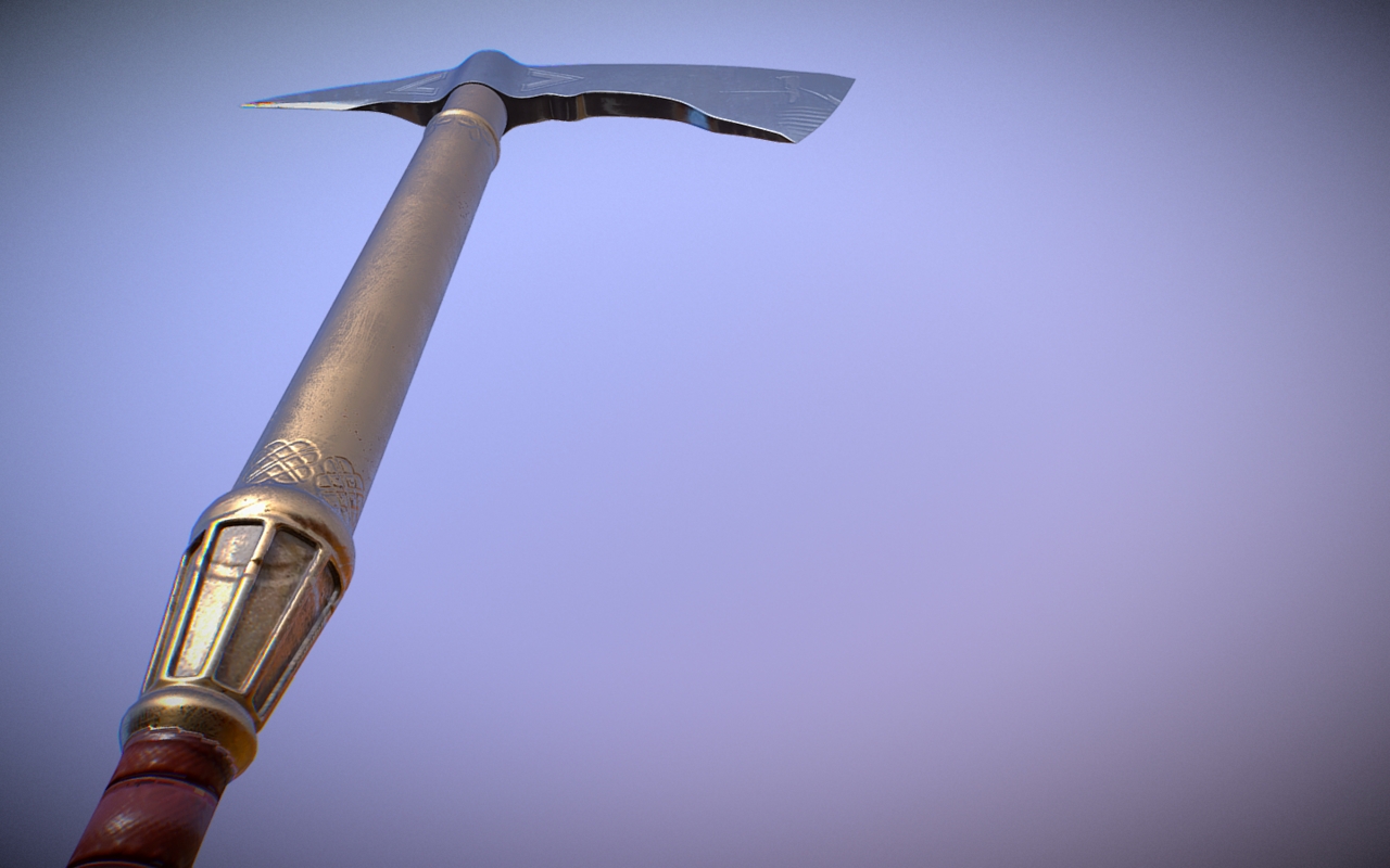 Machado de mão medieval Modelo 3D - TurboSquid 1256469