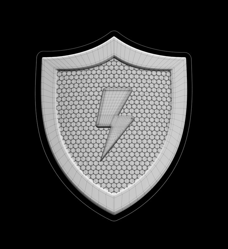 3D model shield cybersecurity - TurboSquid 1256517