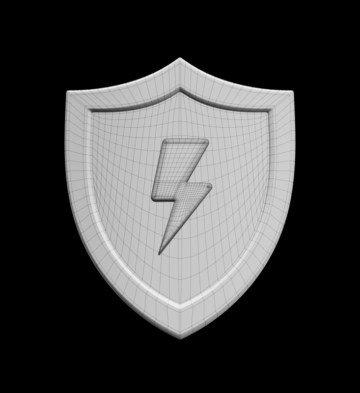3D model shield cybersecurity - TurboSquid 1256517