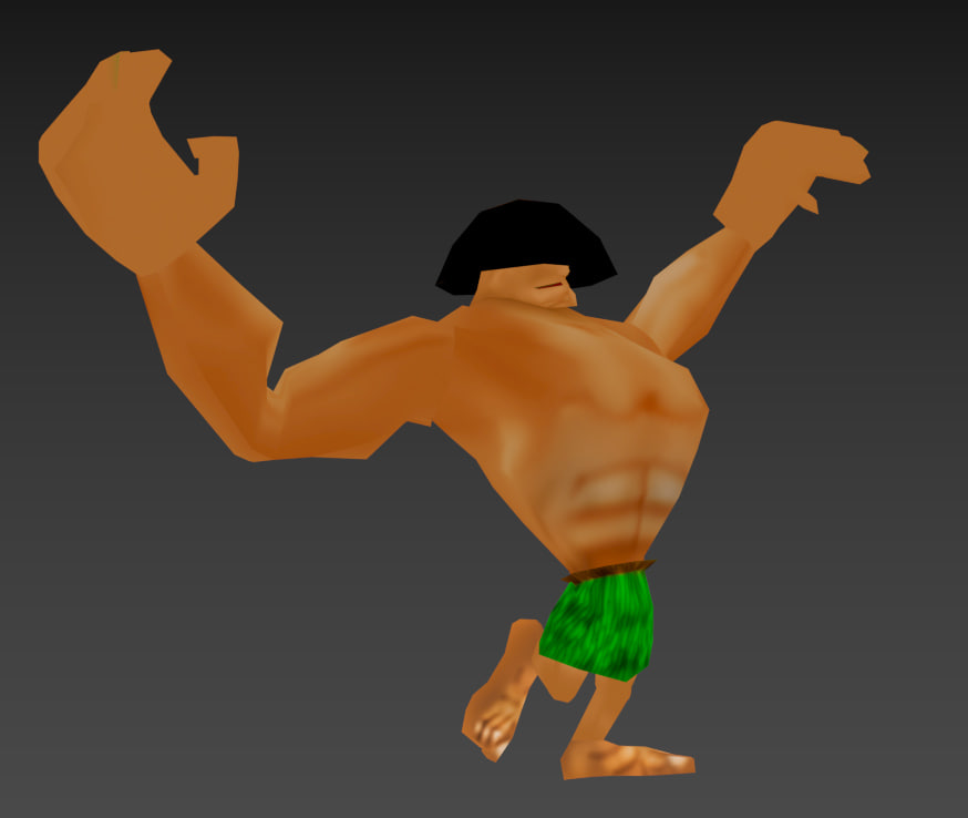 Buff chongo rig 3D model - TurboSquid 1256618