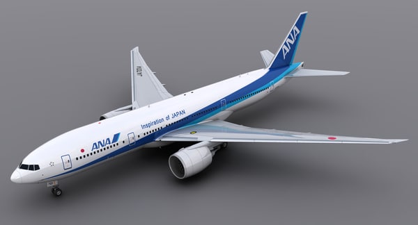 777-200 ana 3D model - TurboSquid 1256653