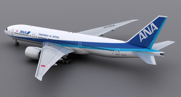 777-200 ana 3D model - TurboSquid 1256653