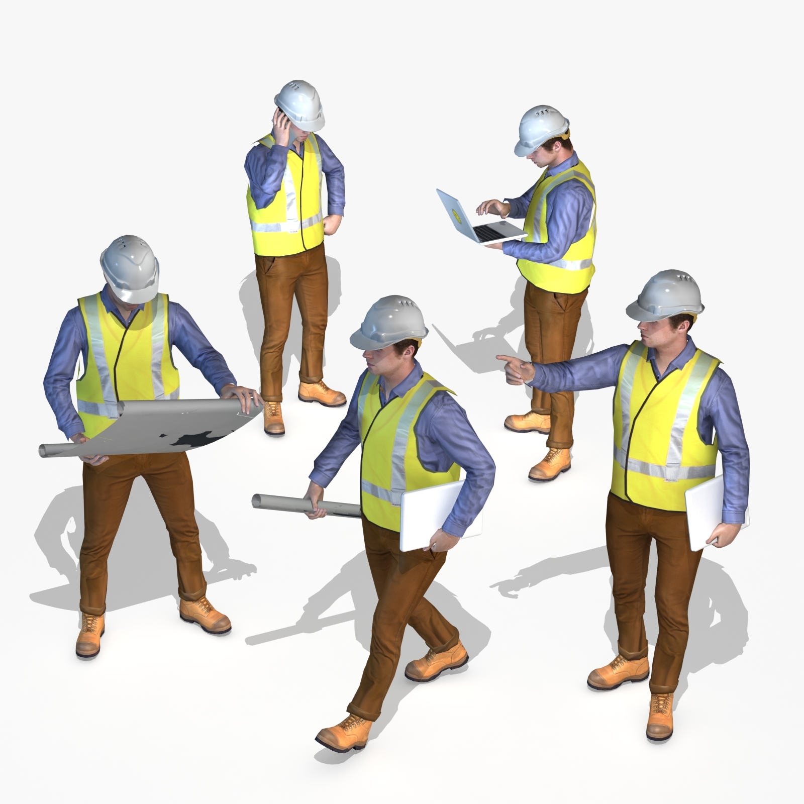 Workman engineer 3D model - TurboSquid 1256677