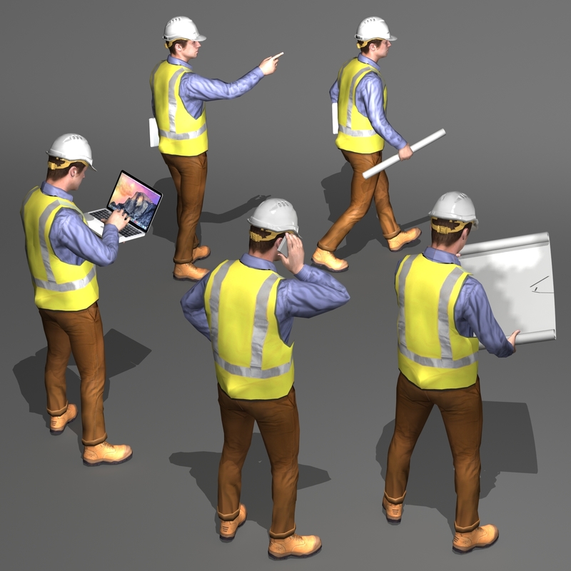Workman engineer 3D model - TurboSquid 1256677