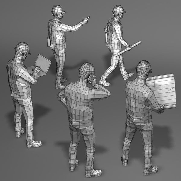 Workman engineer 3D model - TurboSquid 1256677