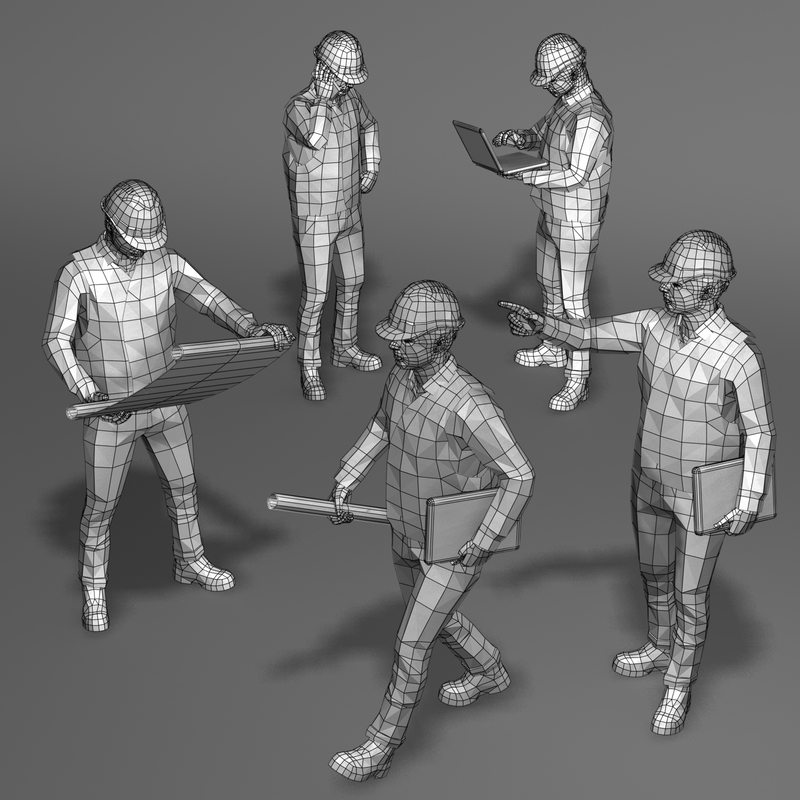 Workman engineer 3D model - TurboSquid 1256677