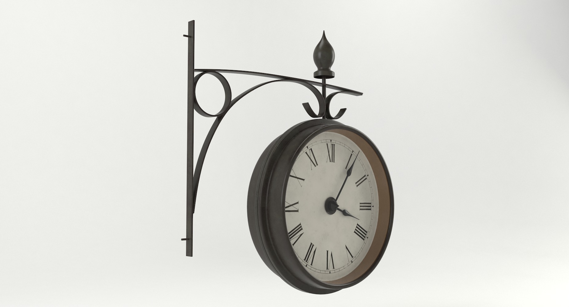 Old wall clock 3D model - TurboSquid 1256884