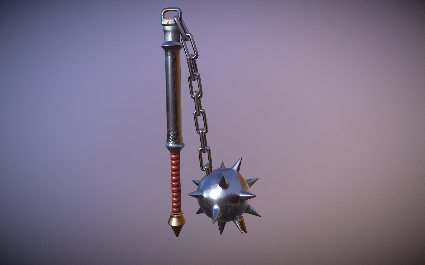 3D medieval morningstar - TurboSquid 1256877