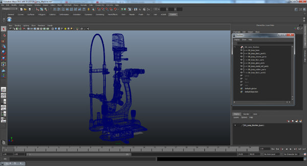 3D slit lamp machine - TurboSquid 1257251