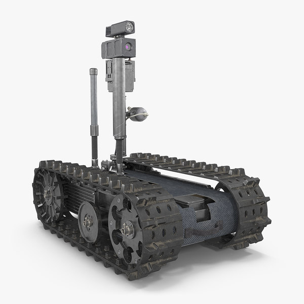 military robot 3d model