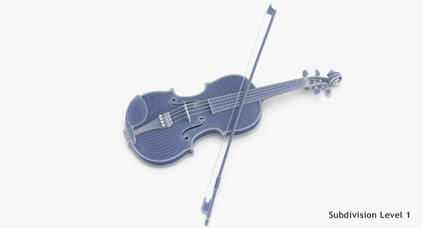 3D violin model - TurboSquid 1257262