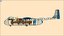3D british argosy transport aircraft model - TurboSquid 1254165