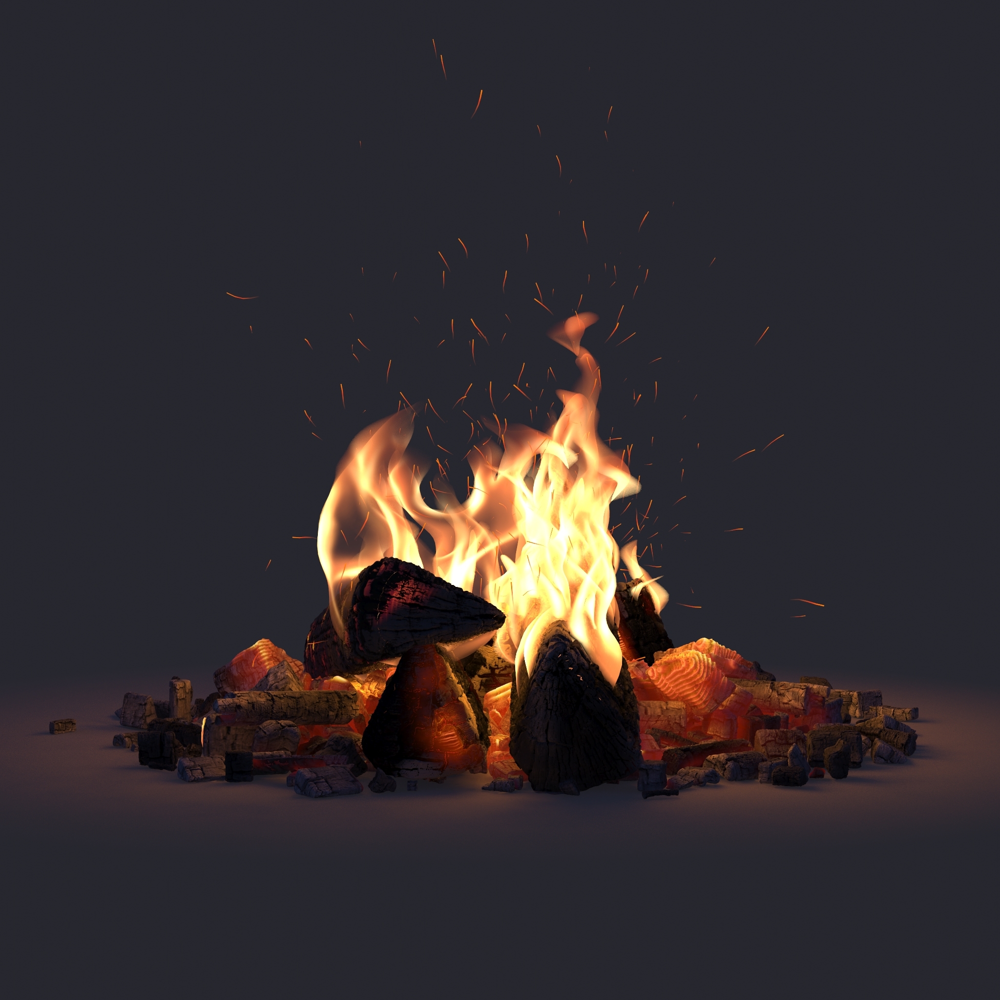 3D model campfire motion blur - TurboSquid 1257507