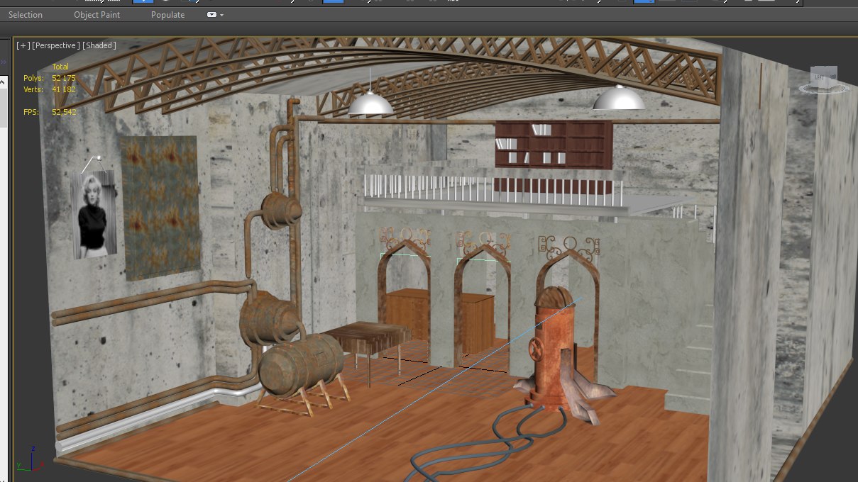 Steampunk environment 3D model - TurboSquid 1257558