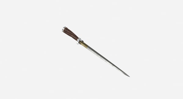 Tri-edge german dagger 3D - TurboSquid 1252524