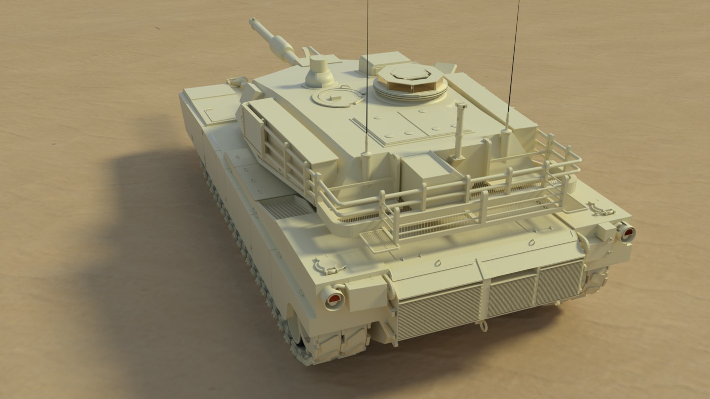 M1a2 abrams 3D model - TurboSquid 1258322