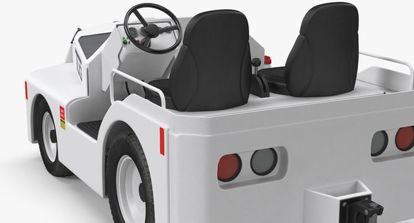 Tow tractor tug m1a 3D model - TurboSquid 1258349