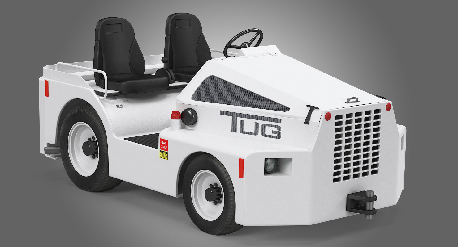 Tow tractor tug m1a 3D model - TurboSquid 1258349