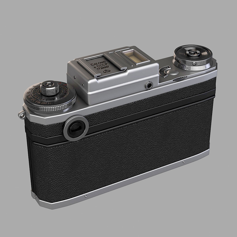 Kiev4 레트로 카메라 3D 모델 - TurboSquid 1258486