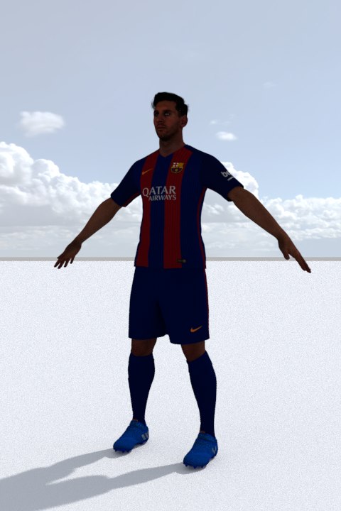 Lionel messi 3D model - TurboSquid 1258469