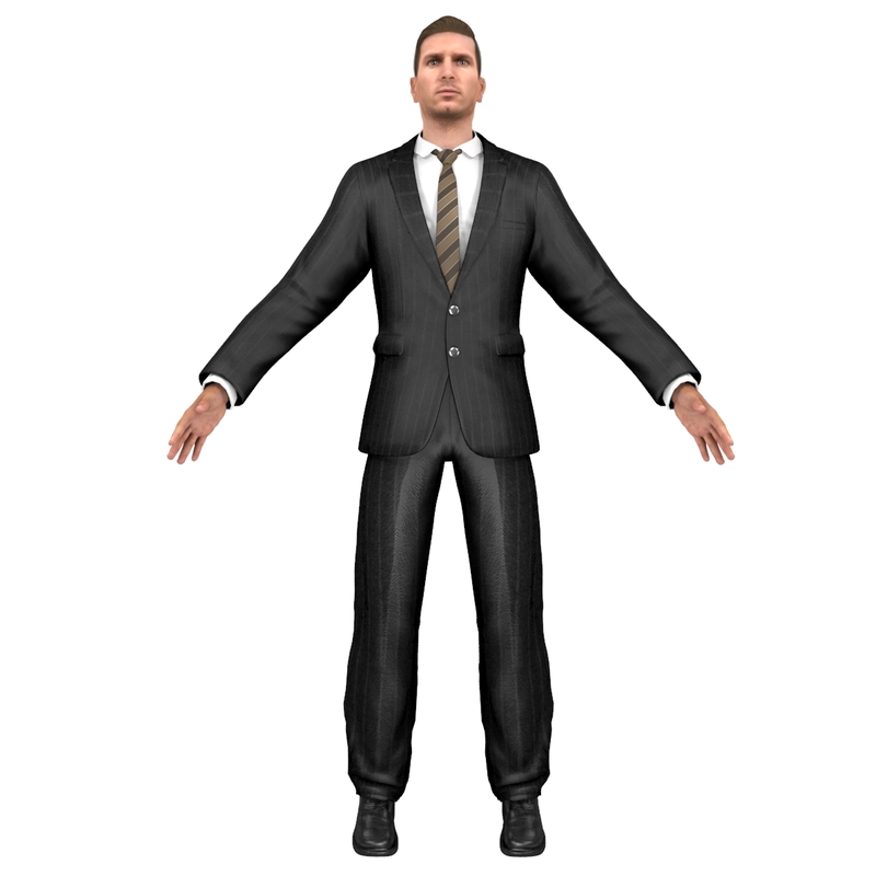 Businessman man 3D - TurboSquid 1258721