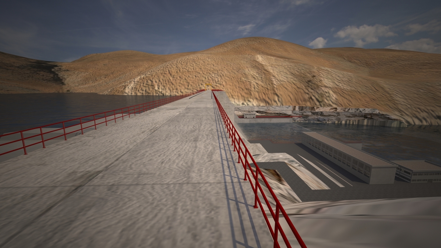3D model dam - TurboSquid 1258810