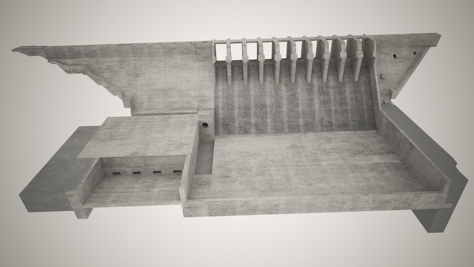3D model dam - TurboSquid 1258810
