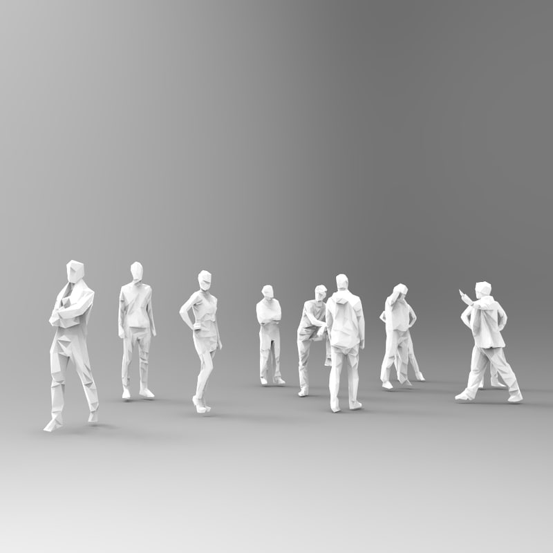 3D group 10 people - TurboSquid 1258878