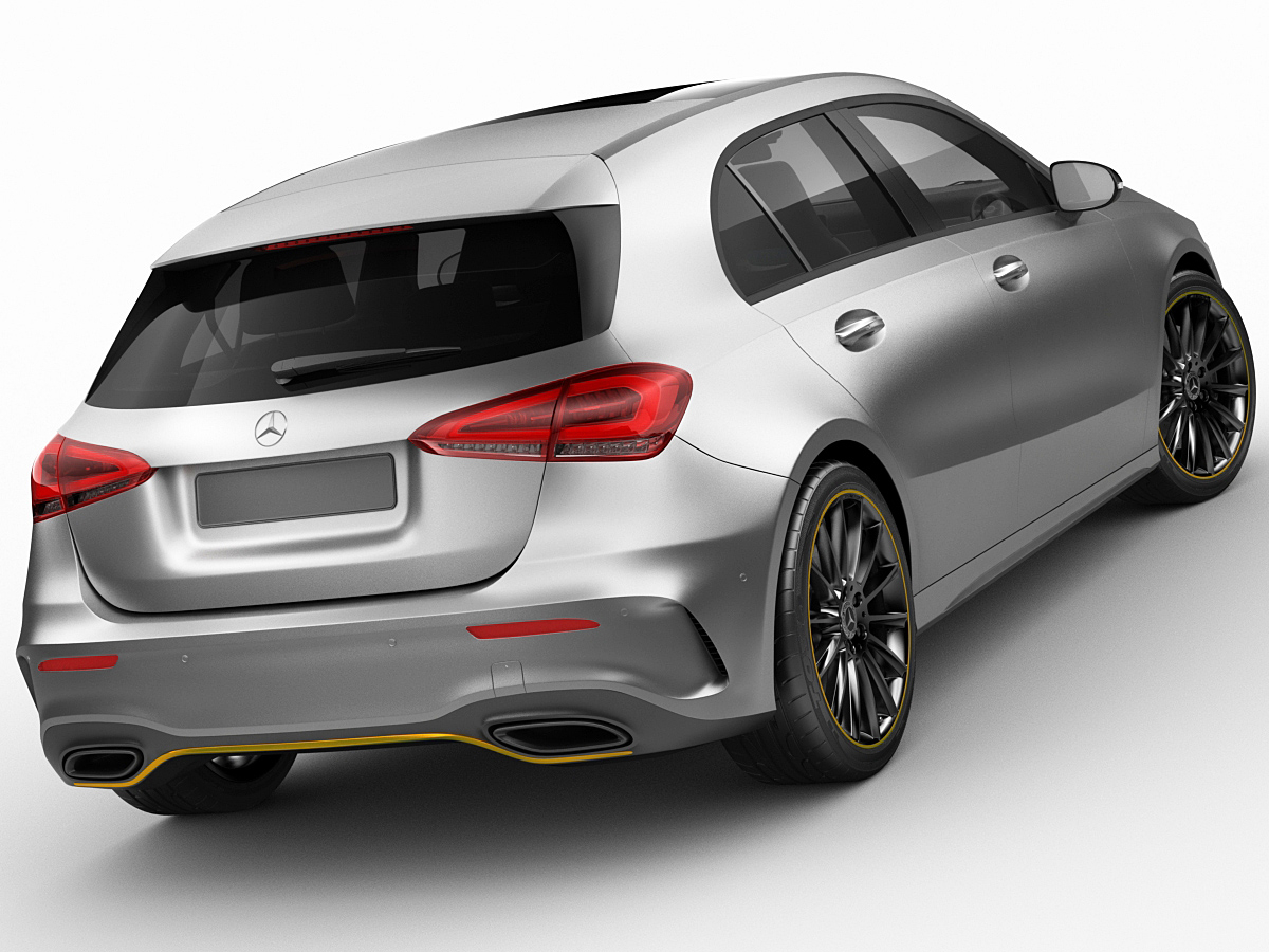 Mercedes a-class amg model - TurboSquid 1258902