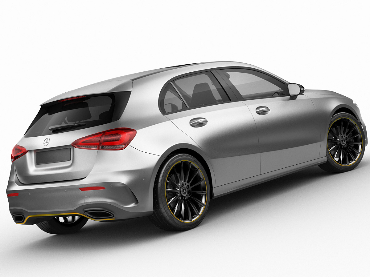 Mercedes a-class amg model - TurboSquid 1258902