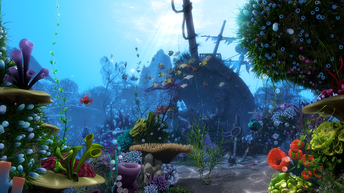 3D cartoon underwater rigged animation - TurboSquid 1259001