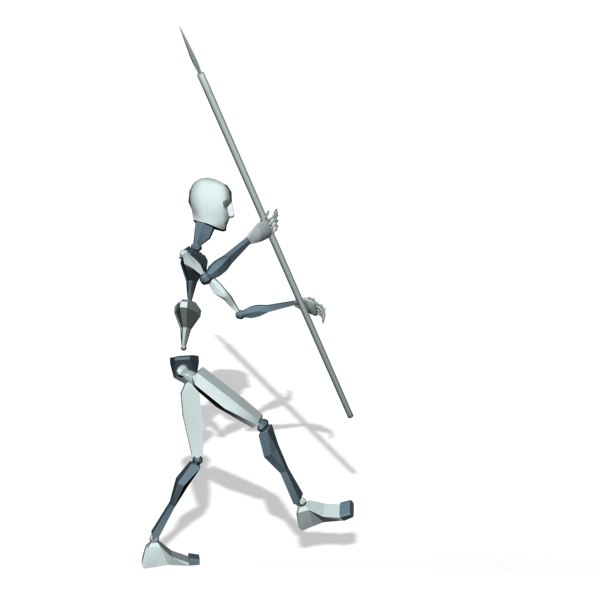 Motion Biovision walking guard biped