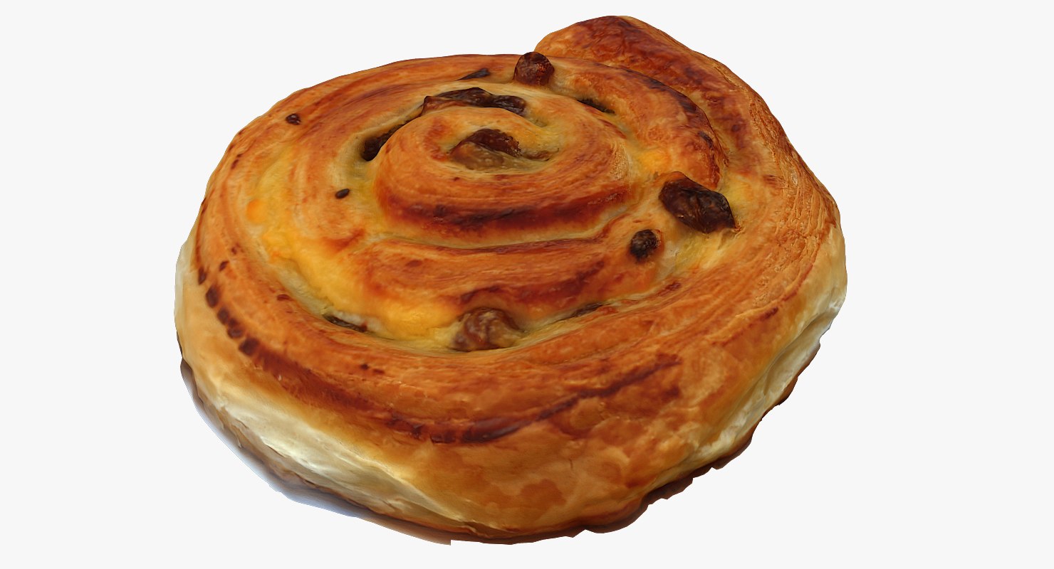 3D scan cinnamon bun model - TurboSquid 1259078