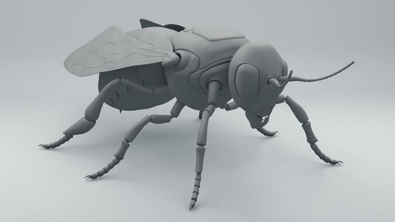 3D bee model - TurboSquid 1259126