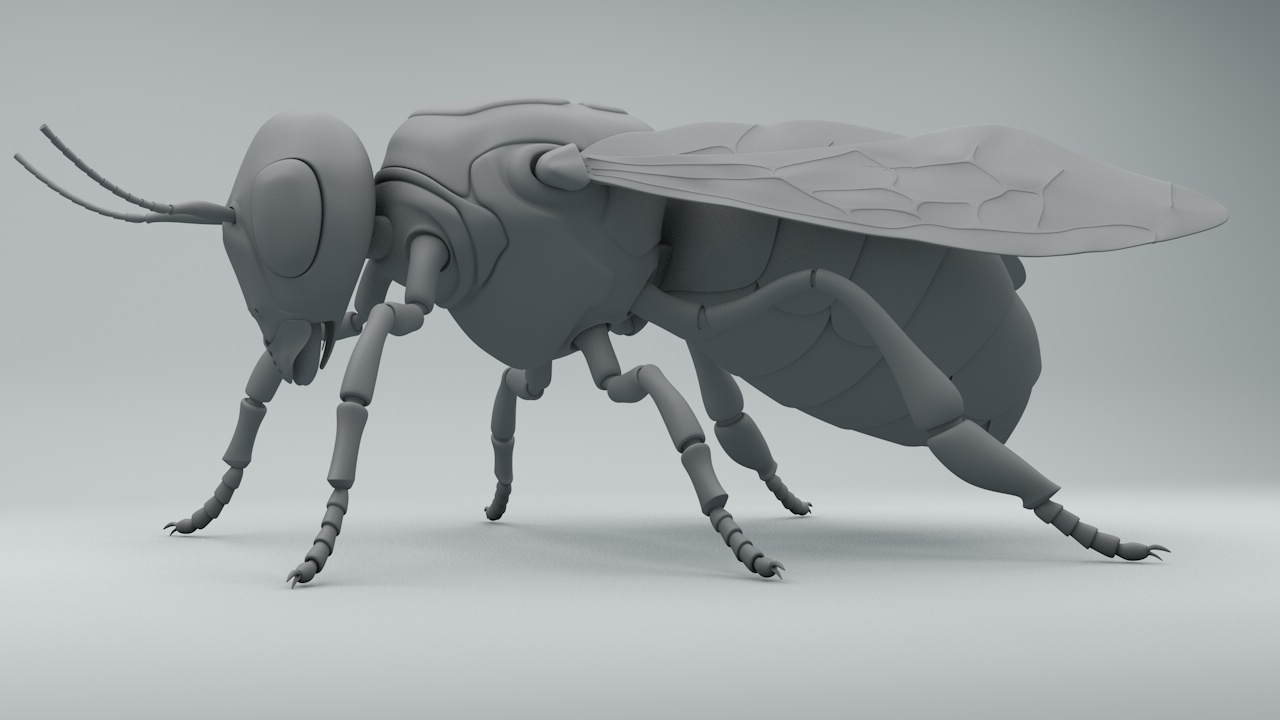 3D bee model - TurboSquid 1259126