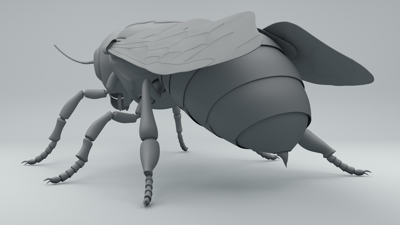 3D bee model - TurboSquid 1259126
