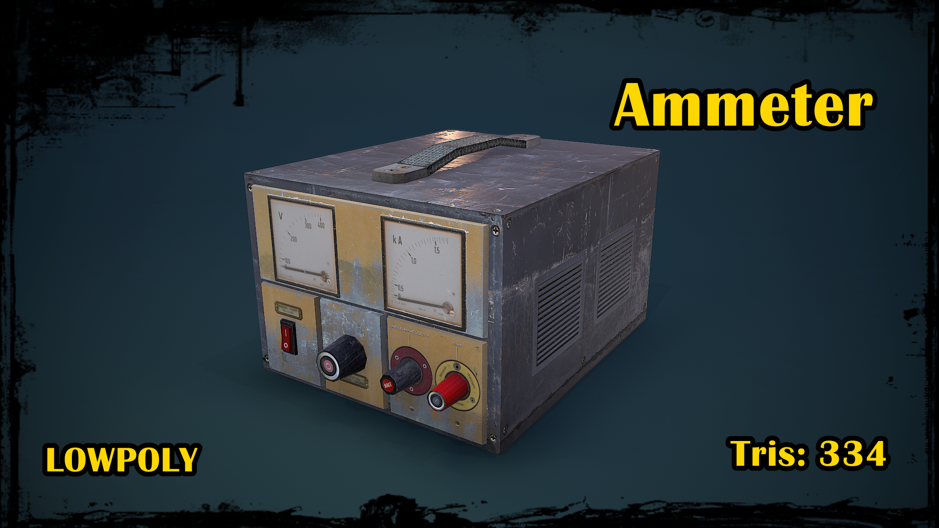 Ammeter 3D model - TurboSquid 1259318