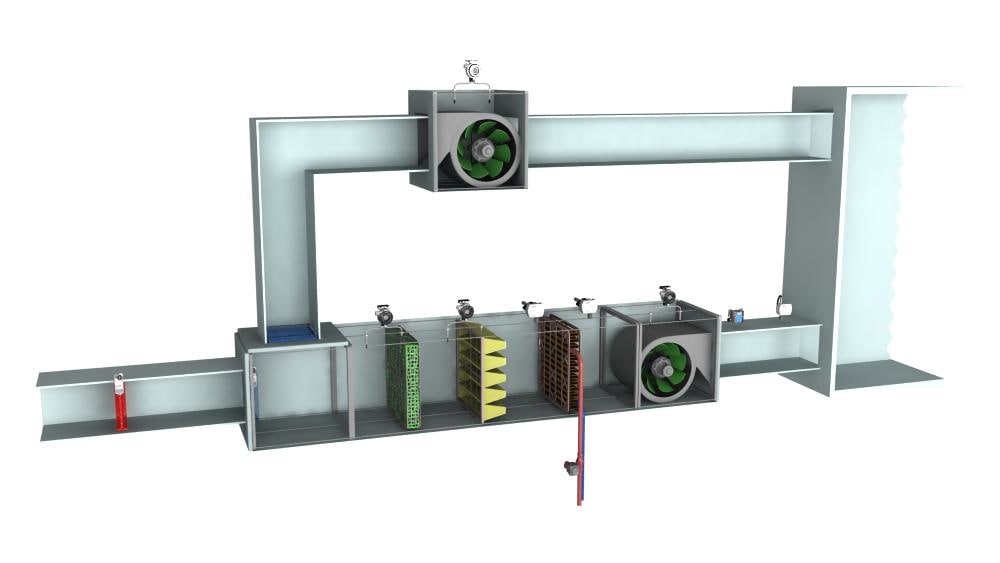 3D ahu return fan - TurboSquid 1259389