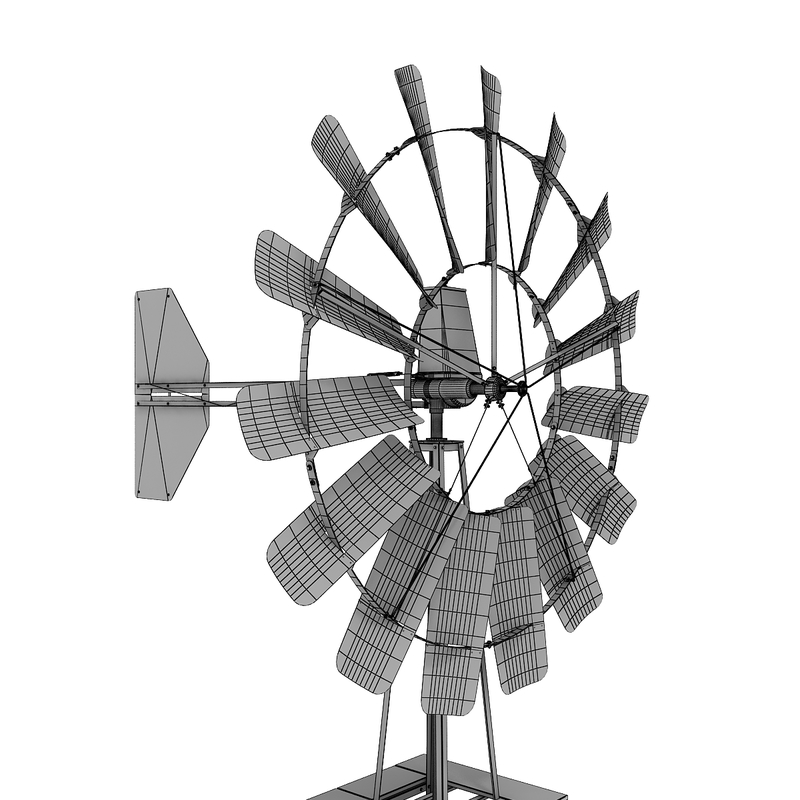 3d wind powered pump