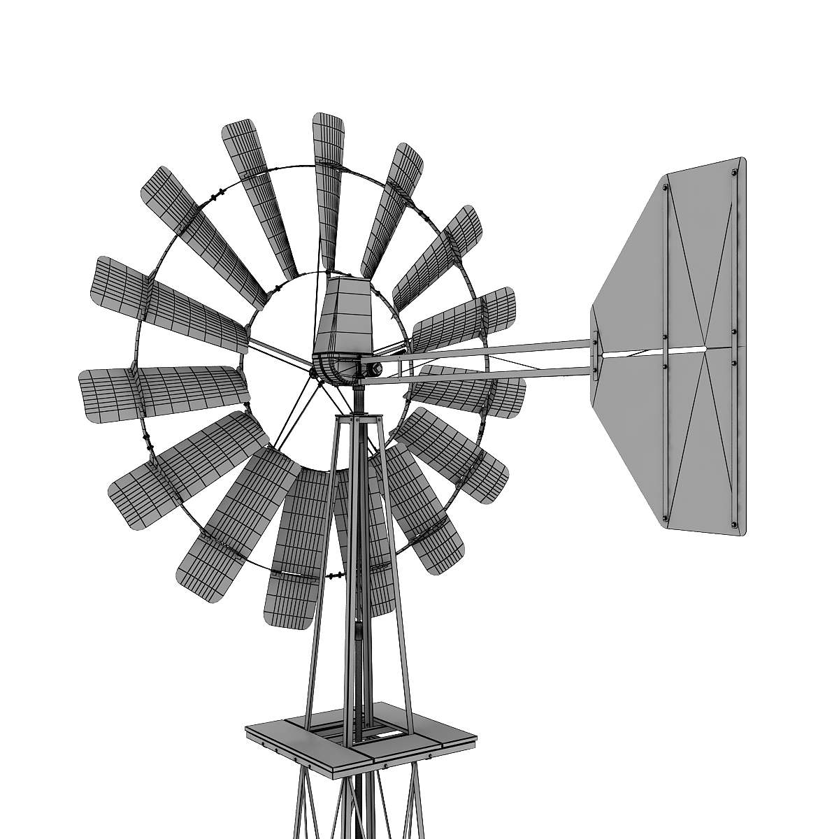 3d wind powered pump