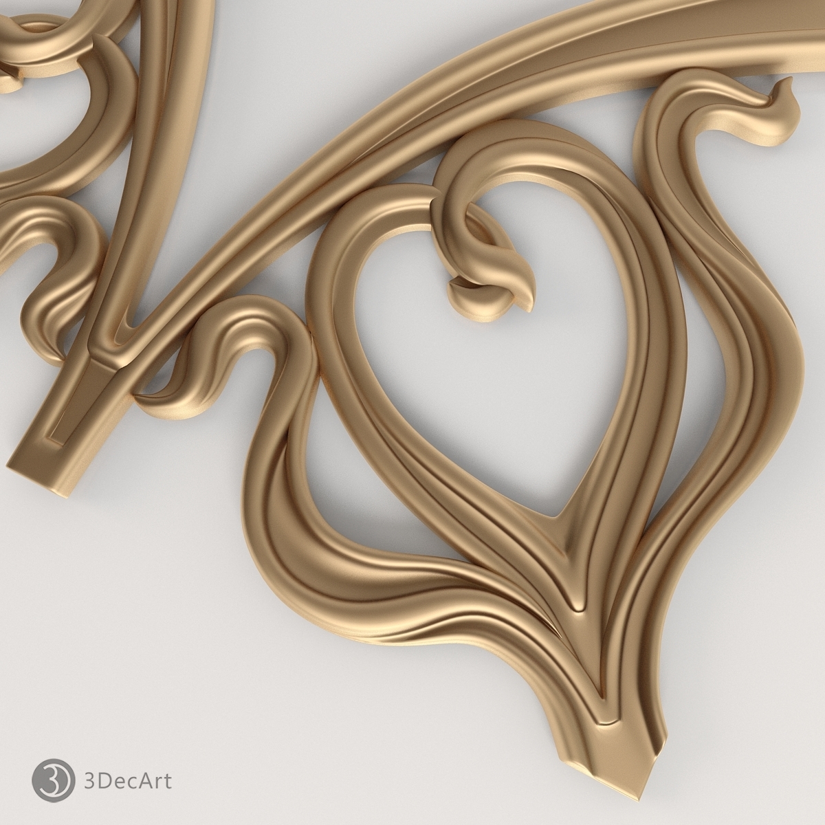 3d model carved scroll cnc