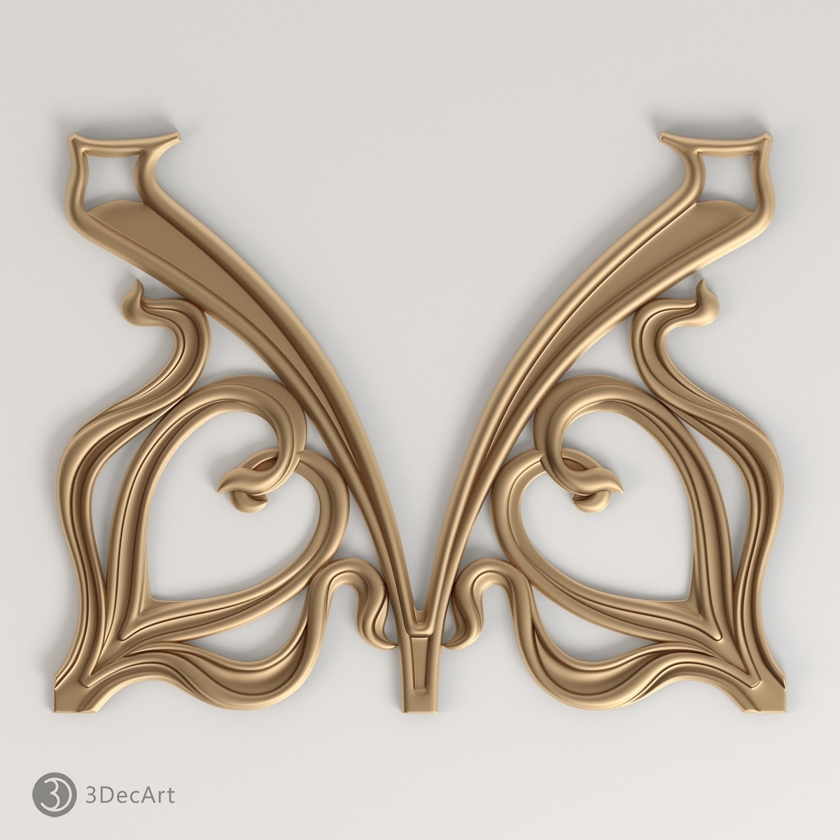 3d model carved scroll cnc