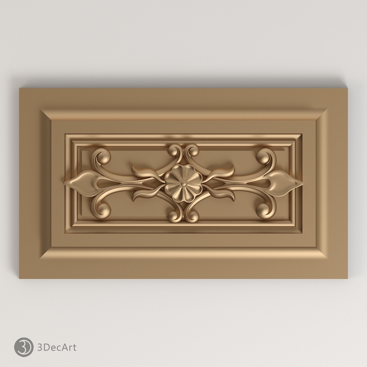 3d model of carved scroll cnc