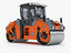 hamm-hd90 articulated tandem roller 3d 3ds
